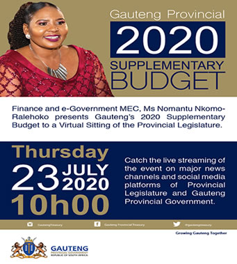 Supplementary Budget Poster 2020 – Egoli Jozi New